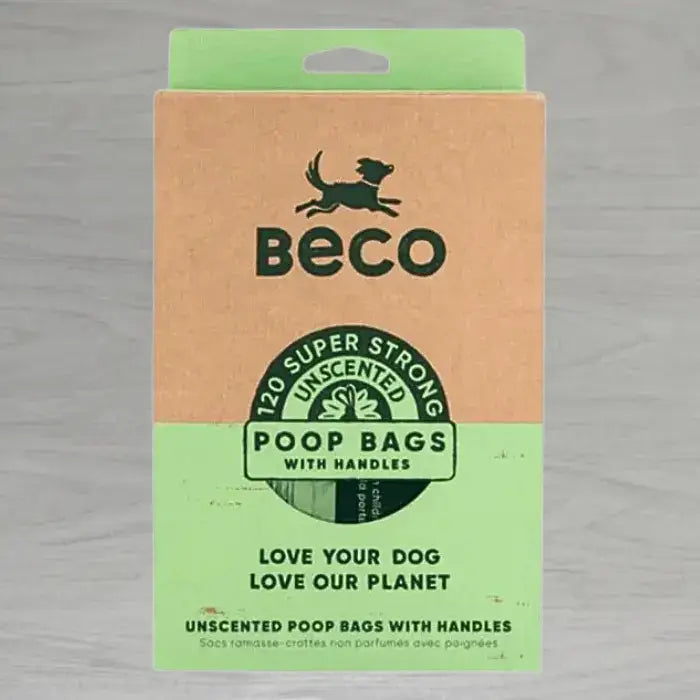 Beco Large Poop Bags with Handles | 120 Pack — Dogtropolis